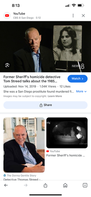 Detective Thomas Streed passed June 2024 - The Donna Gentile Story